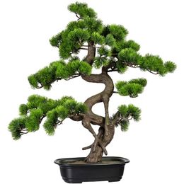 Creativ green Kunstbonsai &raquo;Bonsai Kiefer&laquo; gr&uuml;n Kunststoff &Oslash;/H: 50cm x 65cm, 1 Stk.