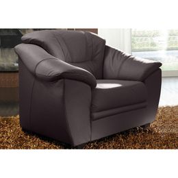 Sit & More sit&more Sessel &raquo;Top Savona&laquo; inklusive Federkern braun NaturLEDER , B/H/T: 103cm x 90cm x 90cm