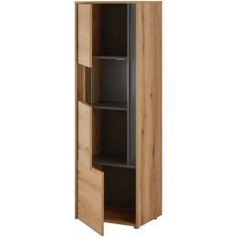 Home Affaire Wohnwand &raquo;City/Giron, moderne Anbauwand, Komplettset in vielen Farben verf&uuml;gbar&laquo; Set, 3 Stk. tlg. braun Holzwerkstoff B/H/T: 190cmcm x 