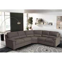 Egoitaliano Ecksofa &raquo;Doris, modernes Designerecksofa in hochwertigen Microfaserqualit&auml;ten&laquo; edle Detailverarbeitung, wahlweise fleckenabweisend oder in Lederoptik 