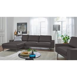Creation BY ROLF BENZ Ecksofa &raquo;CR.450, Designecksofa, Polsterecke, Breite 294cm, L-Form&laquo; Armlehne breit und niedrig, Alugussf&uuml;&szlig;e in umbragrau, Breite 