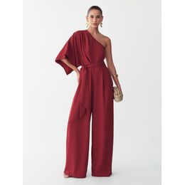 BWLDR Jumpsuit 'Mona' female size L Cherry red