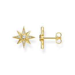 Thomas Sabo Damen Thomas Sabo Paar Ohrstecker &raquo;Ohrstecker Stern gold&laquo; gold Silber 925 (recycelt)