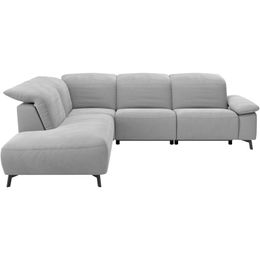 Musterring Ecksofa &raquo;MR 370, intelligenter Komfort im modernen Design&laquo; Optionale Relaxfunktion, flexible Kopfteile & klappbare Armlehnen 94% Polyester, 6% Nylon B