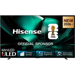 HISENSE QLED-Fernseher &raquo;100U7DSE&laquo; 253 cm/100 &prime;&prime; Smart-TV schwarz Built-in Subwoofer