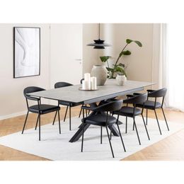ACTONA GROUP Esstisch &raquo;Heaven,Tischplatte aus Keramik, ausziehbar - robust & pflegeleicht&laquo; Kratzfest, wasserabweisend, Sitzplatz f&uuml;r 4-8 Personen, B: 