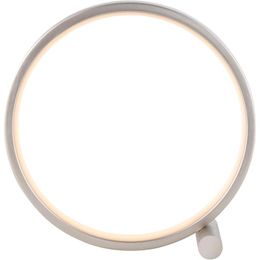 JUST LIGHT Tischleuchte &raquo;MINI RITUS&laquo; LED-Board 1 Stk. Warmwei&szlig; LED, Schalter, Schnurschalter silber 1, &Oslash; 25,5cm H: 25,5cm, 1 Stk.