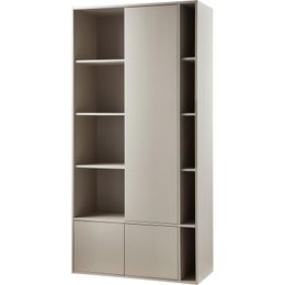 Woood Garderobenschrank &raquo;Settle Down FSC -Kiefernholz Druckmechanismus H 218 x B 108 x T 44 cm&laquo; Beidseitig montierbar, Wandbefestigung empfohlen, HDF-