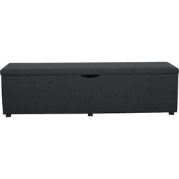 Home Affaire Hockerbank &raquo;Standard&laquo; Breite 120cm oder 160cm, auch als Garderobenbank oder Bettbank grau Struktur fein (100% Polyester) f&uuml;r Bett &raquo;