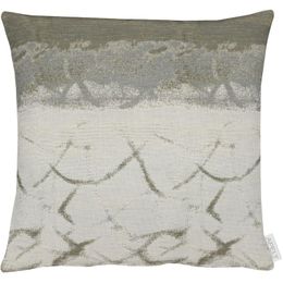 Apelt Dekokissen &raquo;Opalia&laquo; Kissenh&uuml;lle ohne F&uuml;llung, 1 St&uuml;ck grau Baumwolle, Polyester B/L: 46cm x 46cm, 1 Stk.