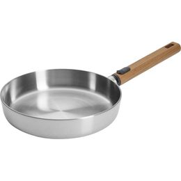 Woll Bratpfanne &raquo;Logic Steel&laquo; Edelstahl 18/10 1 Stk. tlg. 5-Schicht-Aufbau &Oslash; 24cm + H&ouml;he 5cm