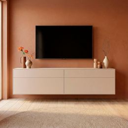 LeGer Home by Lena Gercke Lowboard &raquo;Essentials, TV-Board, TV-Kommode, TV-Schrank, TV-M&ouml;bel&laquo; 2 Stk. tlg. Breite: 222 cm, UV lackiert, Push-to-open-