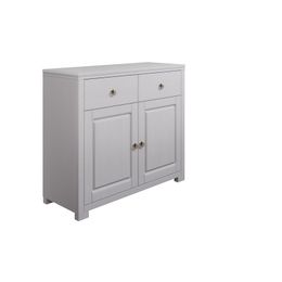 OTTO home Kommode &raquo;Gotland&laquo; aus massiver Kiefer, mit 2 Schubladen, FSC , Breite 102 cm beige Massivholz B/H/T: 102cm x 89cm x 40cm, wei&szlig;/gewachst, 2 