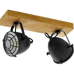 Eglo Deckenspot &raquo;GATEBECK&laquo; E14 Deckenlampe braun 2, H: 20,5cm