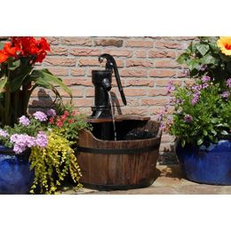 Ubbink Gartenbrunnen &raquo;Newcastle&laquo; schwarz Holz, Kunststoff