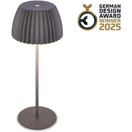 Briloner Leuchten LED Tischleuchte &raquo;Akku LED Tischleuchte&laquo; LED-Modul grau Einheitsgr&ouml;&szlig;e