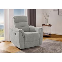 Jockenh&ouml;fer Sessel &raquo;Utah, B: 91 cm, Sitzh&ouml;he: 49 cm&laquo; mit Relaxfunktion und Liegefunktion, TFK-Polsterung Chenille, Relaxfunktion, B/H/T: 91cm x 102cm x 91cm