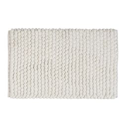 Wenko Badematte &raquo;Solivo&laquo; H&ouml;he 30 mm rutschhemmend beschichtet mit moderner Struktur, fusselfrei, stark wasserabsorbierend Materialmix rechteckig (50cm