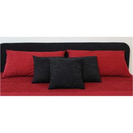 Westfalia Schlafkomfort Dekokissen (5 Stck.) rot Polyester B/L: 40cm x 40cm, 5 Stk.
