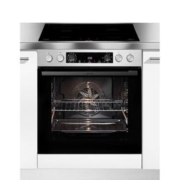 Gorenje Induktions Herd-Set &raquo;BCSIB737OTX&laquo; mit 1-fach-Teleskopauszug ecoClean Plus 1 Stk. tlg. Pizzafunktion mit 300 &deg;C &ndash; perfekt f&uuml;r Pizza, Focaccia 