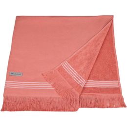Ross Hamamtuch &raquo;Hamam&laquo; idealer Begleiter f&uuml;r Strand, Sauna oder Wellnessbereich rot Hamam Frottier, Hamam Frottier B/L: 90cmx180cm, 1 Stk., Hamamtuch,