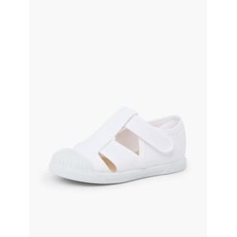 Pisamonas Offene Schuhe Jungen Gr&ouml;&szlig;e 30 wei&szlig;
