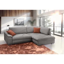 exxpo - sofa fashion Ecksofa &raquo;Casa Grande inkl. Bettfunktion & Bettkasten, bequem&laquo; Breite 268cm, L-Form, guter Sitzkomfort, gro&szlig;e Liegefl&auml;che beige B/