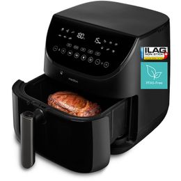 Medion Hei&szlig;luftfritteuse &raquo;MD13060&laquo; 1700 W Temperaturf&uuml;hler, DC-Motor, leiser Betrieb, PFAS-freie SP Einheitsgr&ouml;&szlig;e Hei&szlig;luftfritteuse