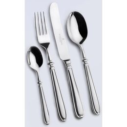 Besteck-Set &raquo;Landhaus&laquo; inkl. Klappetui silber Chromnickelstahl 18/10 24 Stk.