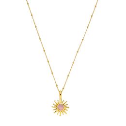 PURELEI Sun Rosenquarz Kette