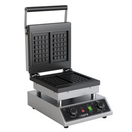 ich-zapfe Waffeleisen, Waffelmaschine - ATRIA f&uuml;r Belgische Waffeln | Edelstahl & Gusseisen | Temperaturregelung & Timer