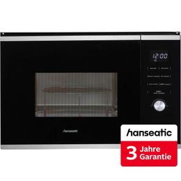 Hanseatic Einbau-Mikrowelle &raquo;TG925HS6&laquo; Grill Mikrowelle 850 W inkl. 3 Jahre Herstellergarantie schwarz Einheitsgr&ouml;&szlig;e Einbau-Mikrowelle