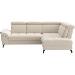 Sit & More sit&more Ecksofa &raquo;Vanity; L-Form, B. 254 cm&laquo; Inkl.Sitz-,Kopf-und Armteilverstellung 95% Polyester 5% Polyamid B/H/T: 254cm x 84cm x 197cm, Flachgewebe