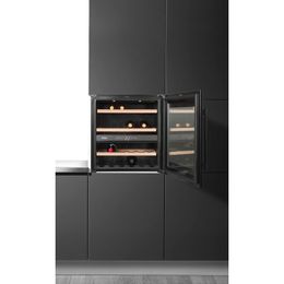 Amica Einbauweink&uuml;hlschrank &raquo;WCB2K60B36.1 / WK 341 212 S&laquo; f&uuml;r 37 Stk. Standardflaschen &aacute; 075l schwarz X-Type Design