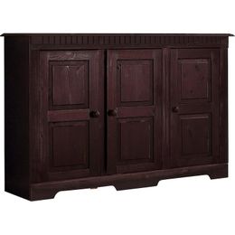 OTTO home Sideboard &raquo;Lisa&laquo; Kommode aus massivem Kiefernholz, in 2 Breiten lieferbar braun Massivholz B/H/T: 122cm x 80cm x 35cm