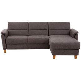 Home Affaire Ecksofa &raquo;Palmera L-Form, B: 244 cm - OTTO. Verl&auml;ssliche Qualit&auml;t.&laquo; optional Schlaffunktion & Bettkasten, Federkern grau 100% Polyester;