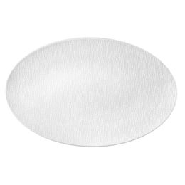 Seltmann Weiden Servierplatte &raquo;Life Fashion&laquo; Platte oval wei&szlig; Porzellan B/H/L: 25,8cm x 2,5cm x 40,3cm