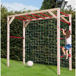 Weka Kletterger&uuml;st &raquo;Tabaluga&laquo; inkl. Tornetz, BxLxH: 210x103x217 cm beige Holzwerkstoff B/H: 210cm x 217cm