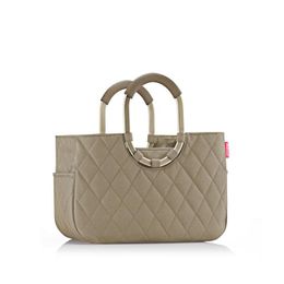 Reisenthel Einkaufsshopper &raquo;loopshopper M&laquo; Herausnehmbare Innentasche, Standf&uuml;&szlig;e, Innentasche Rei&szlig;verschluss beige Polyester Einheitsgr&ouml;&szlig;e