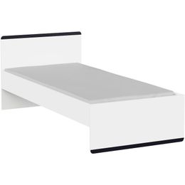 Demeyere Group Kinderbett &raquo;REVERSO Bett&laquo; Robustes Bettgestell aus Holz wei&szlig; Liegefl&auml;che L&auml;nge B: 200cm x 90cm, H&ouml;he Bett: 80,6cm H&ouml;he Liegefl&auml;che: 