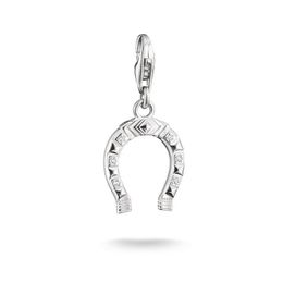Thomas Sabo Damen Thomas Sabo Charm-Einh&auml;nger &raquo;Charm Western-Hufeisen - Original&laquo; mit Zirkonia (synth.) Einheitsgr&ouml;&szlig;e