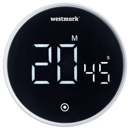 Westmark Eieruhr &raquo;Kurzzeitmesser &raquo;Round&laquo;&laquo; Timer mit Magnet schwarz Kunststoff Einheitsgr&ouml;&szlig;e