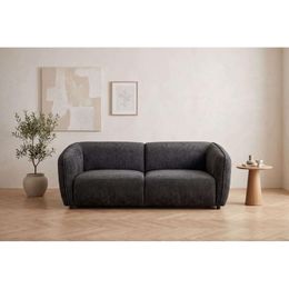 Home Affaire 2,5-Sitzer &raquo;OSTRUP, Naturt&ouml;ne, Boucle oder Chenille&laquo; Breite 201 cm, organische Form mit sanften Rundungen grau 100% Polyester B/H/T: 