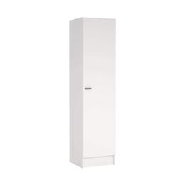 Home Affaire Dreht&uuml;renschrank &raquo;Focus, Kleiderschrank, Stauraum&laquo; 1 T&uuml;r, 4 Einlegeb&ouml;den, schmal, vielseitig einsetzbar, Breite 49 cm wei&szlig; wei&szlig;, B/H/T: 