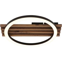 Globo LIGHTING Deckenleuchte &raquo;TISHA&laquo; LED-Modul 1 Stk. Warmwei&szlig; Deckenlampe Wohnzimmer-Leuchte Schlafzimmer-Leuchte Flur K&uuml;che H: 6cm, 1 Stk.