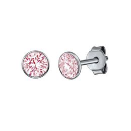 Firetti Damen Paar Ohrstecker &raquo;Schmuck Geschenk Silber 925 Ohrschmuck&laquo; mit Zirkonia (synth.) bunt 5mm, Silber 925 (Sterlingsilber)