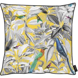 Apelt Dekokissen &raquo;Amazonia&laquo; Kissenh&uuml;lle mit F&uuml;llung, 1 St&uuml;ck gelb Baumwolle B/L: 45cm x 45cm, 1 Stk.