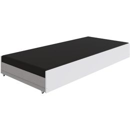 wimex Bettschubkasten &raquo;Norderney passend f&uuml;r das Bett&laquo; als Bettschublade oder Duoliege nutzbar wei&szlig; Holzwerkstoff B/H/T: 199cm x 27cm x 93cm