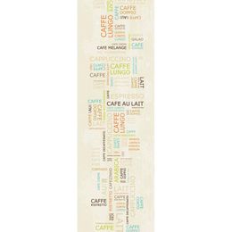 ARCHITECTS PAPER Fototapete &raquo;Coffee Time&laquo; Tapete Caf&eacute; Bunt Fototapete Panel 1,00m x 2,80m bunt Vlies B/L: 1m x 2,8m