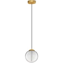 NOVA LUCE Pendelleuchte &raquo;GALEO&laquo; LED-Modul 1 Stk. Warmwei&szlig; gold 1, &Oslash; 22cm H: 209cm, 1 Stk.